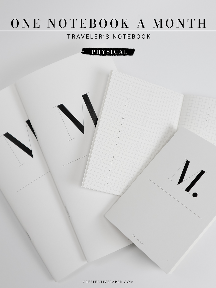 One Notebook A Month for Traveler's Notebook – CreffectivePaper