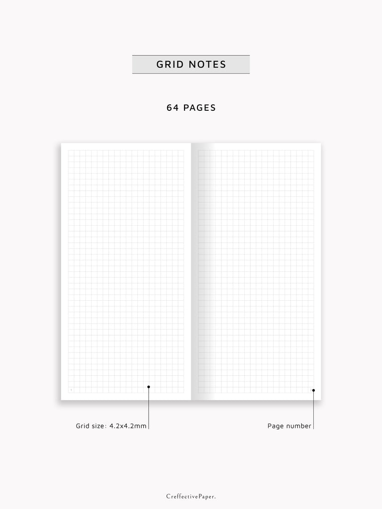 2026 Weekly Notebook, Weeks size – CreffectivePaper