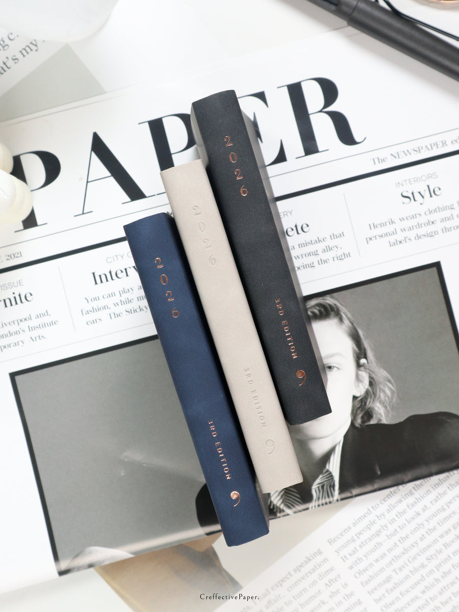 2026 Weekly Notebook, Passport Size – CreffectivePaper