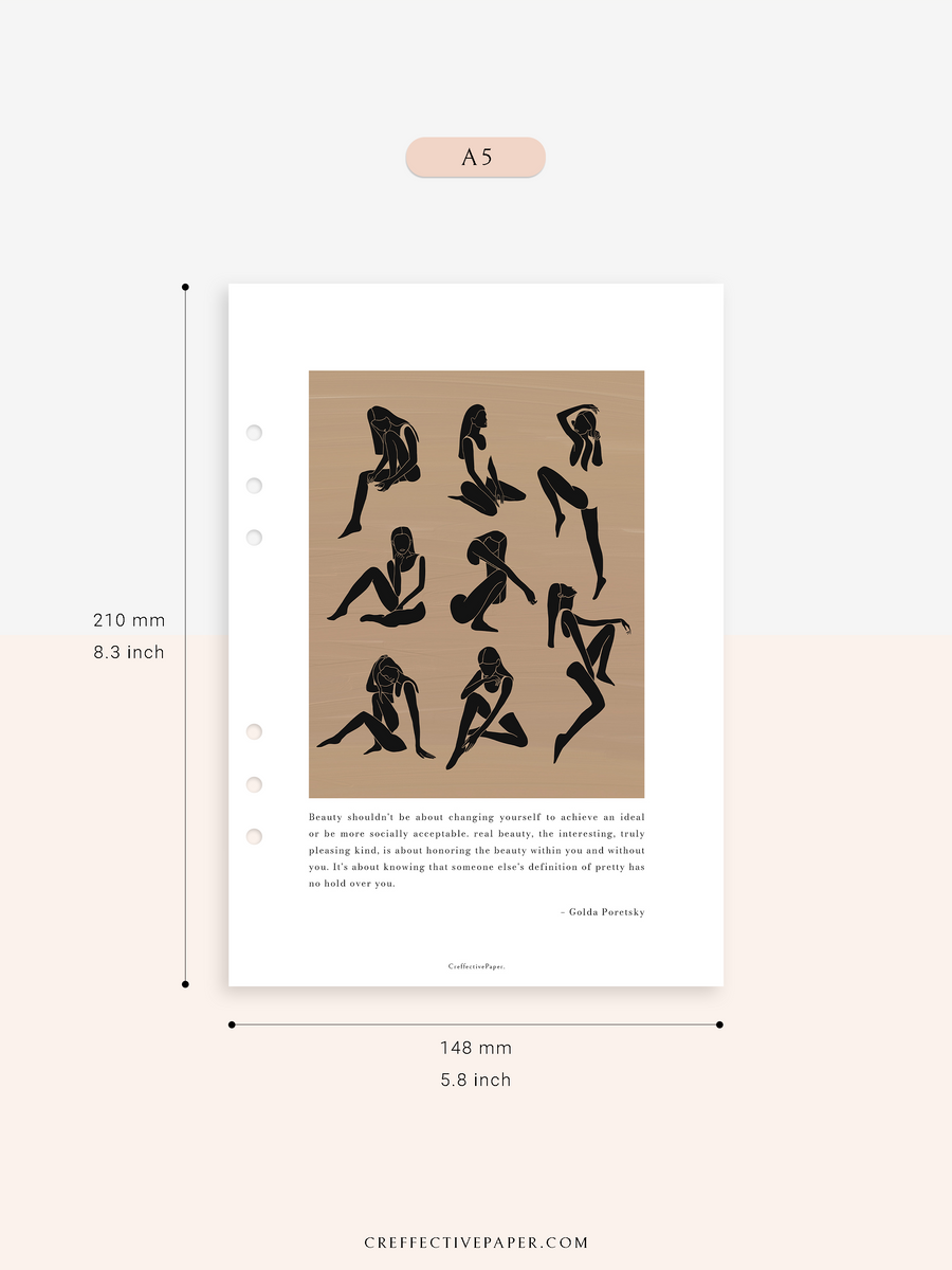 DA124 | Feminine Dashboard Set of 4 – CreffectivePaper