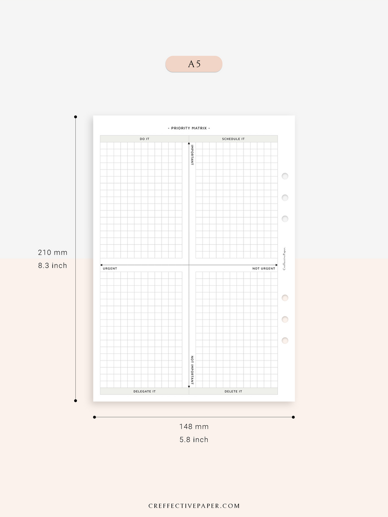N133 | Priority Matrix – CreffectivePaper