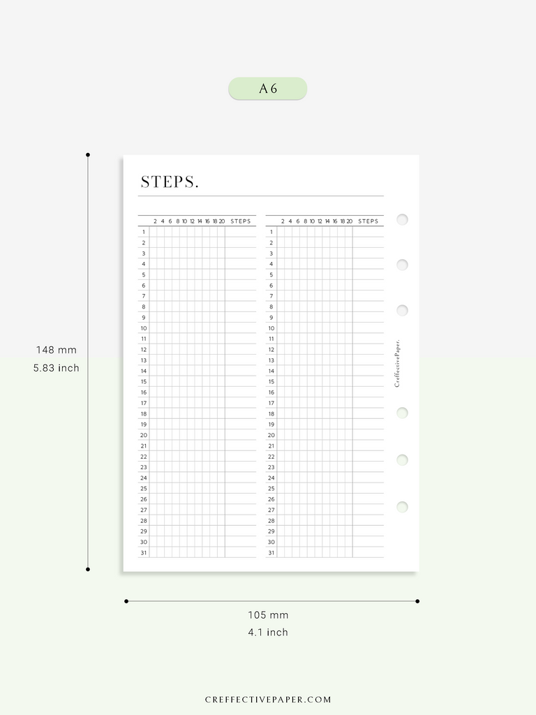 T135 | Step Tracker – CreffectivePaper