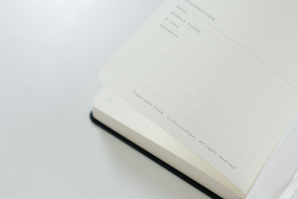 2024 Physical Weekly Notebook – CreffectivePaper