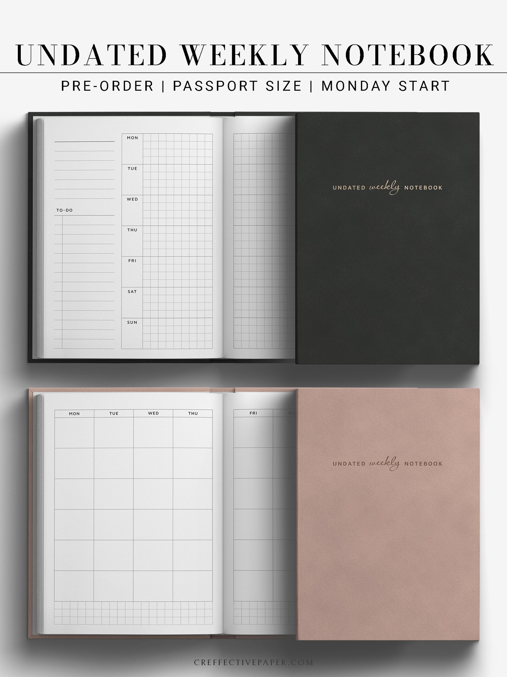 Creative and Effective Printable Planner Inserts | CreffectivePaper