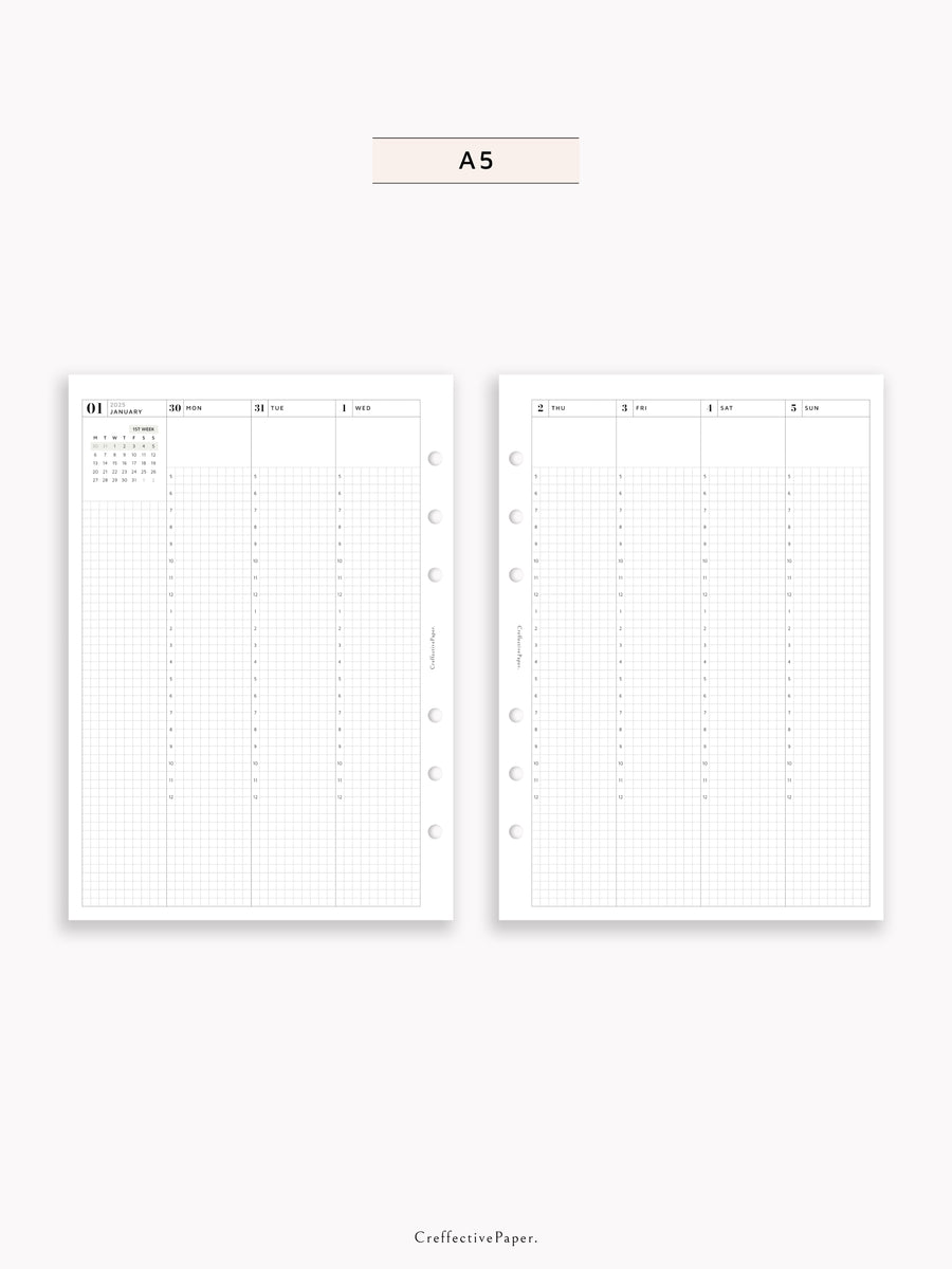 W123_2025 | 2025 Weekly Schedule, WO2P – CreffectivePaper