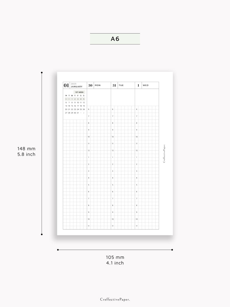 W123_2025 | 2025 Weekly Schedule, WO2P – CreffectivePaper