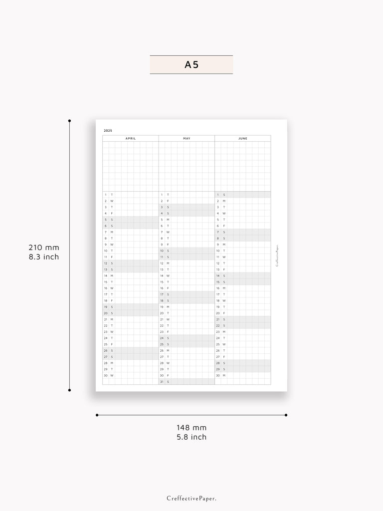 Y110_2025 | 2025 Future Log, Hobo Yearly – CreffectivePaper
