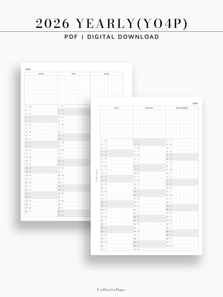 Y110_2026 | 2026 Future Log, Hobo Yearly – CreffectivePaper