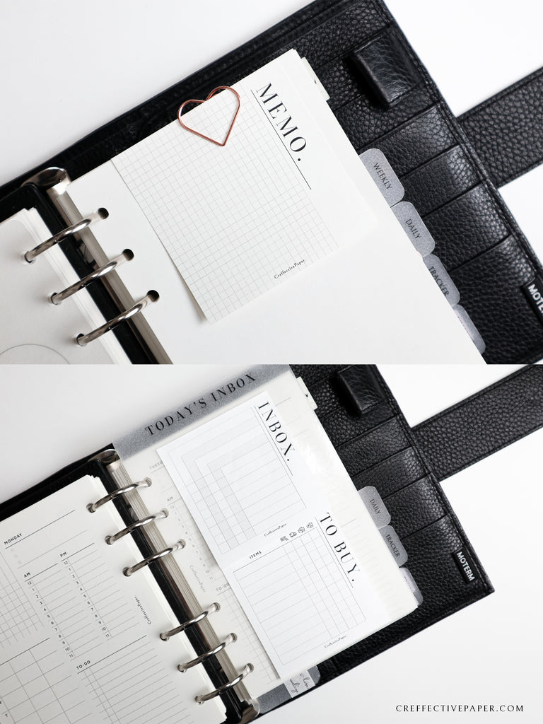 N124 | Printable Planning Cards & Sticky Notes Template 3x3 ...