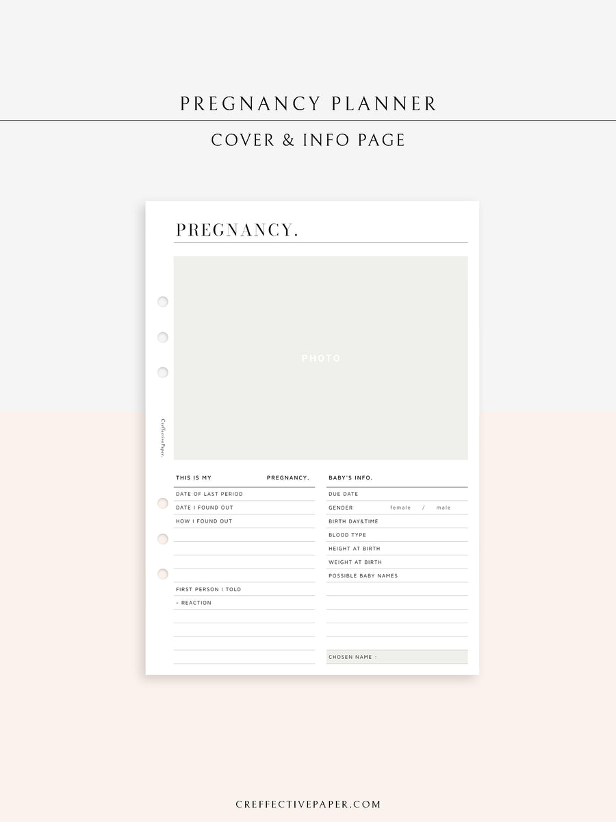 N128 | Pregnancy Planner Bundle – CreffectivePaper