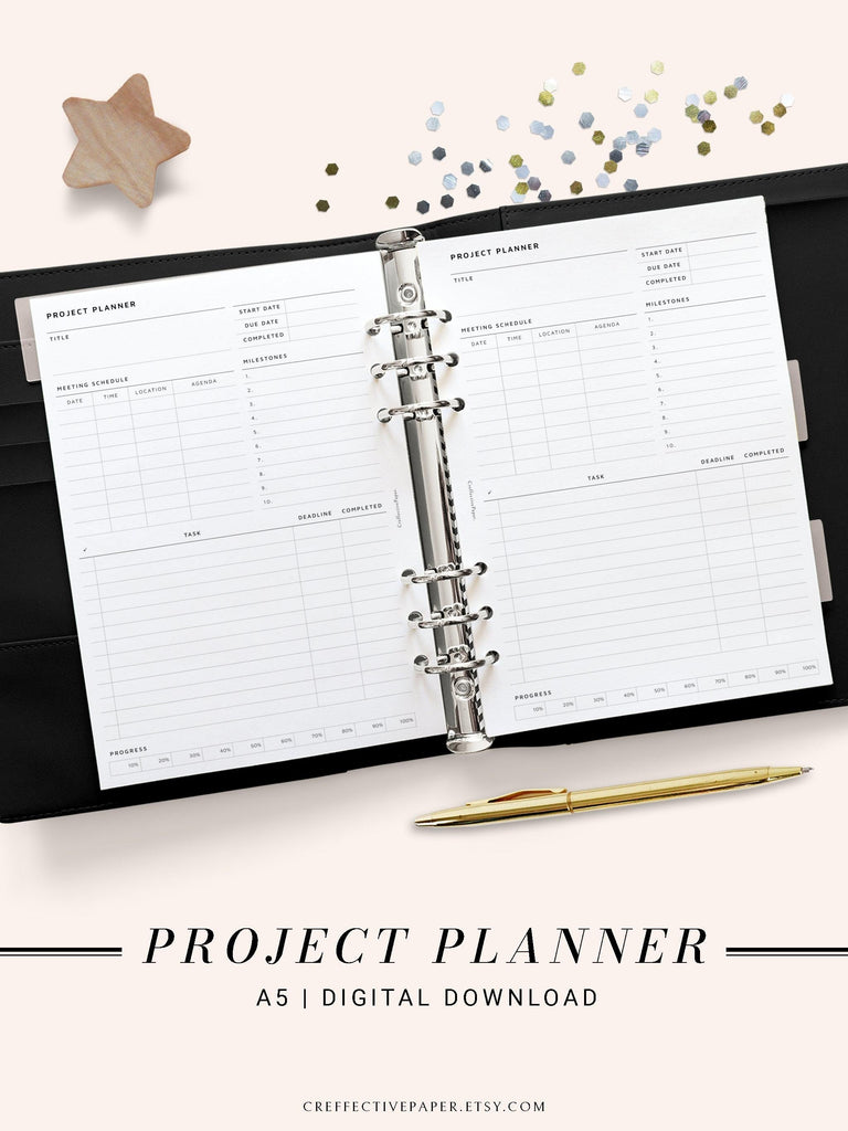N106 | Project Planner Template – CreffectivePaper