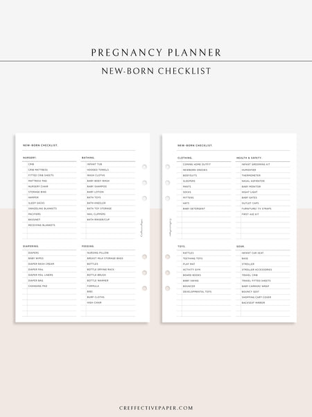 N128 | Pregnancy Planner Bundle – CreffectivePaper
