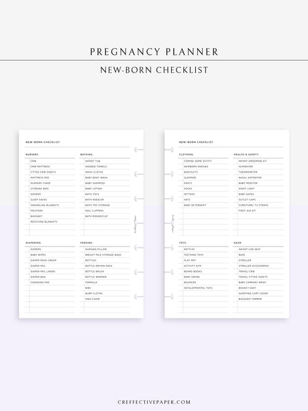 N128 | Pregnancy Planner Bundle – CreffectivePaper