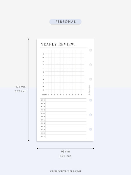 Y108 | Yearly Review, Year at a Glance, Yearly Overview – CreffectivePaper