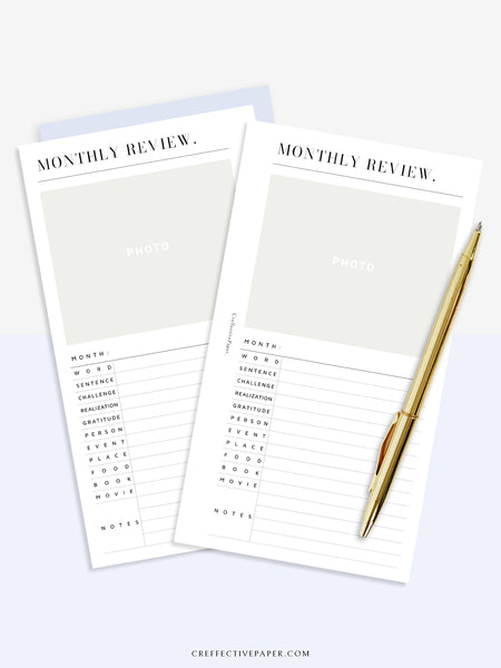 M119 | Monthly Review, Month at a Glance, Monthly Overview ...