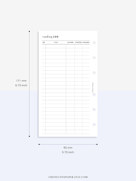 B102 | Book Review & Reading Journal Bundle Printable – CreffectivePaper