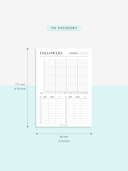 N131-1 | Follower & Subscriber Tracker for Social Media – CreffectivePaper