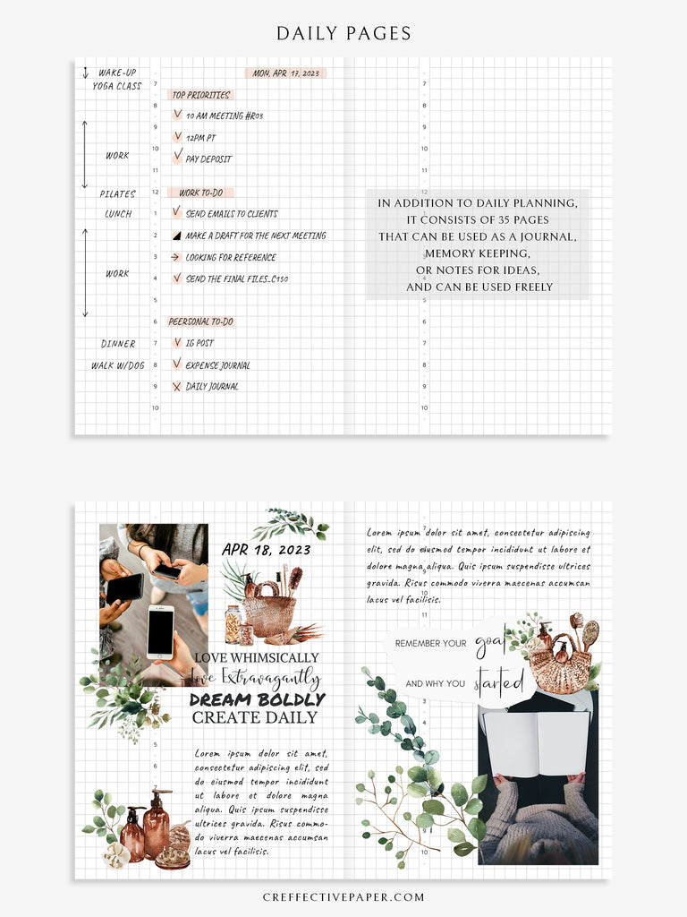 D120 | One Notebook A Month for Traveler's Notebook – CreffectivePaper